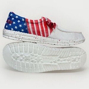 Hey Dude | Shoes | Hey Dude Wendy Sox Tri Patriotic Americana Shoes ...